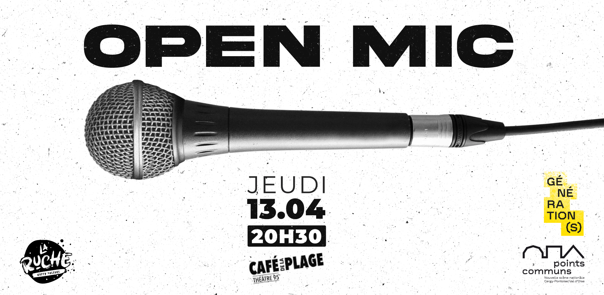 OPEN MIC [13.04.2023] - La Ruche
